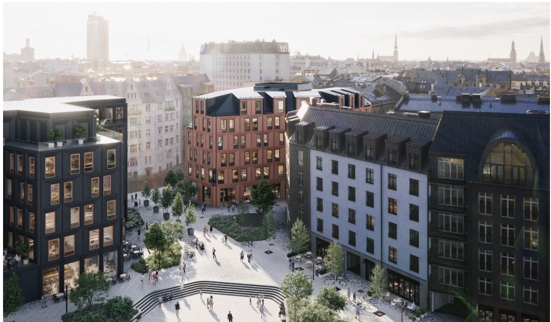 Magdelena - Construction of the phase 2 Office buildings of Magdelēnas ...